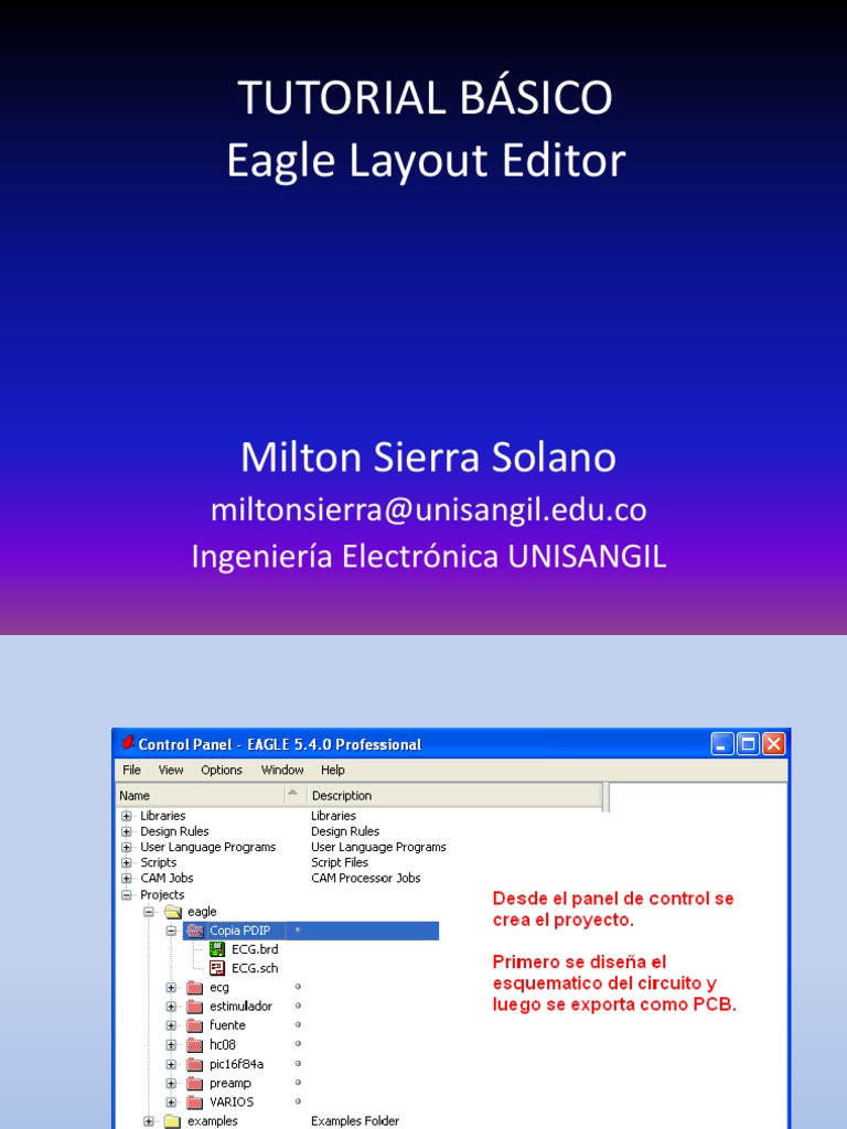 Tutorial Básico PCB Eagle | PDF | Juegos y actividades | Informática