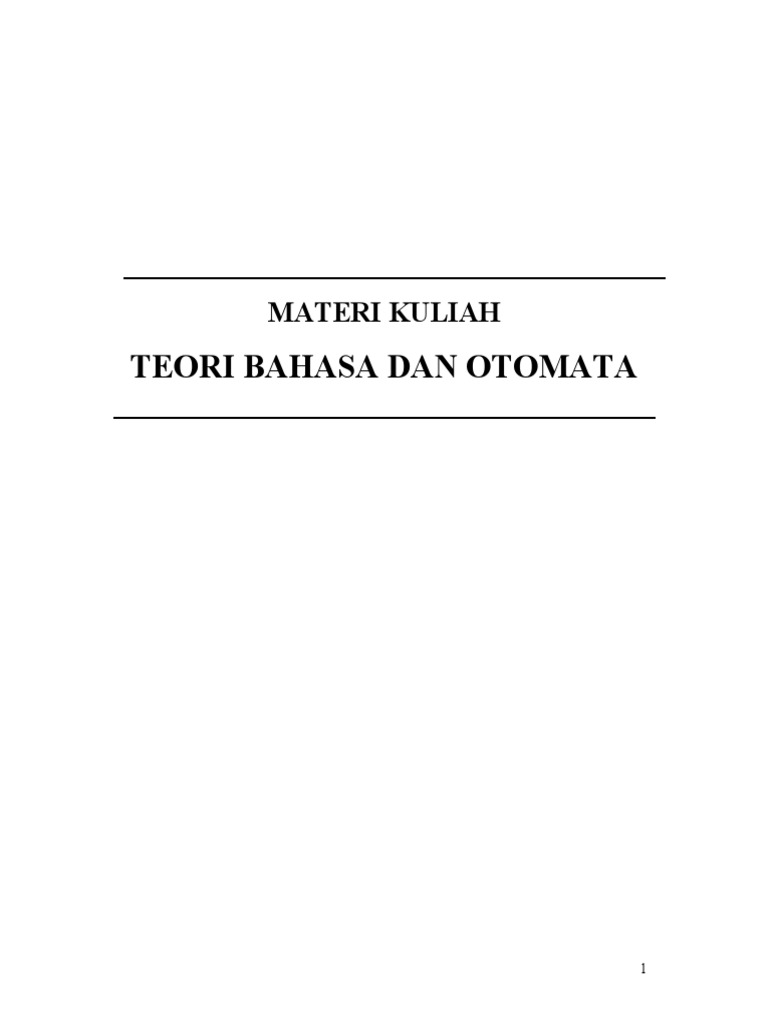 Modul - Teori Graph & Automata | PDF