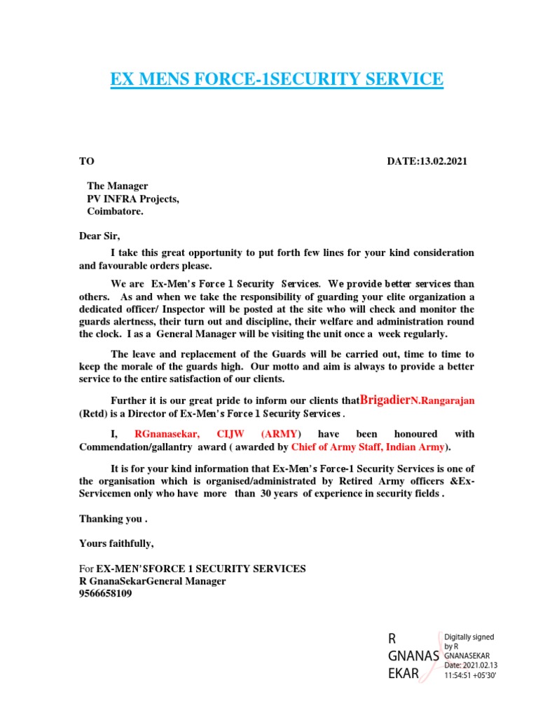 Quotation PVR | PDF | Security Guard | Human Resources