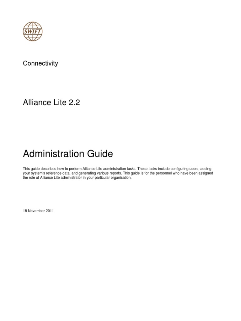 Alliance Lite 2 2 Guide | PDF | Login | Public Key Certificate