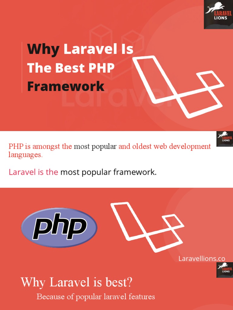 Why Laravel Is The Best PHP Framework ? | PDF