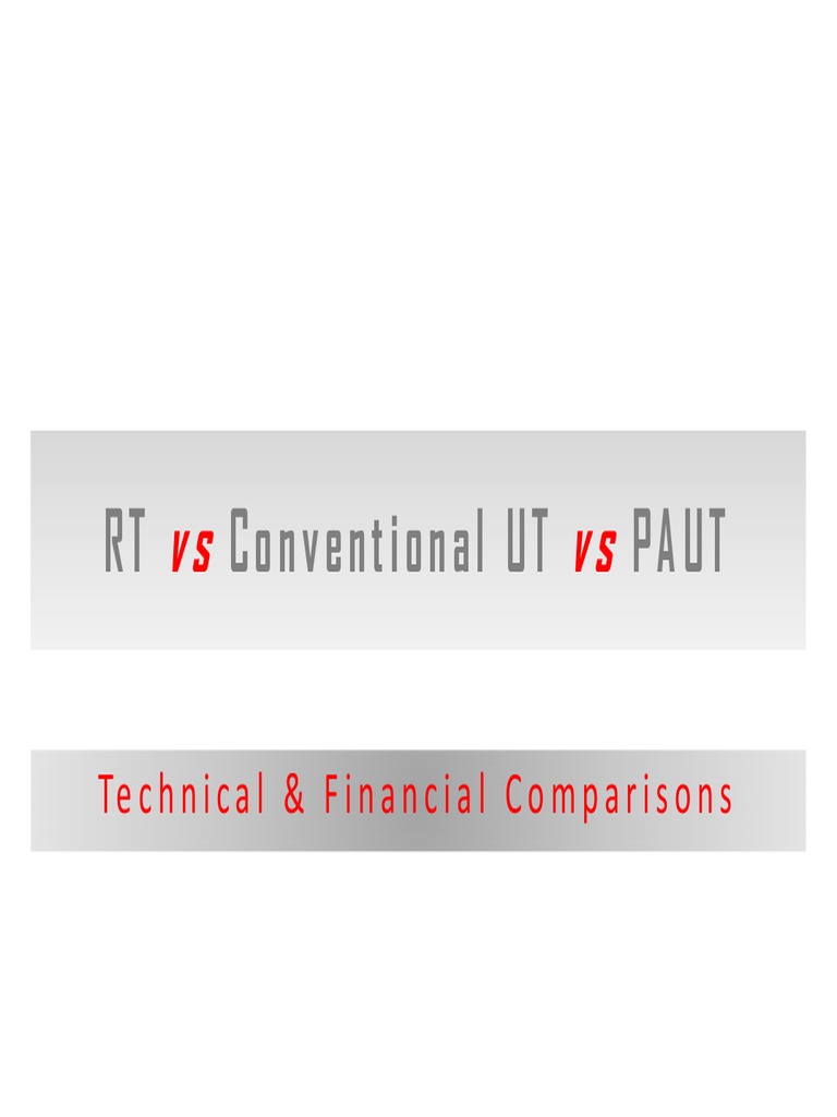 RT VS PAUT - General | PDF | Nondestructive Testing | Ionizing Radiation