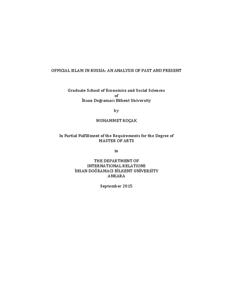 Islam and State in Russia's History | PDF | Ulama | Soviet Union