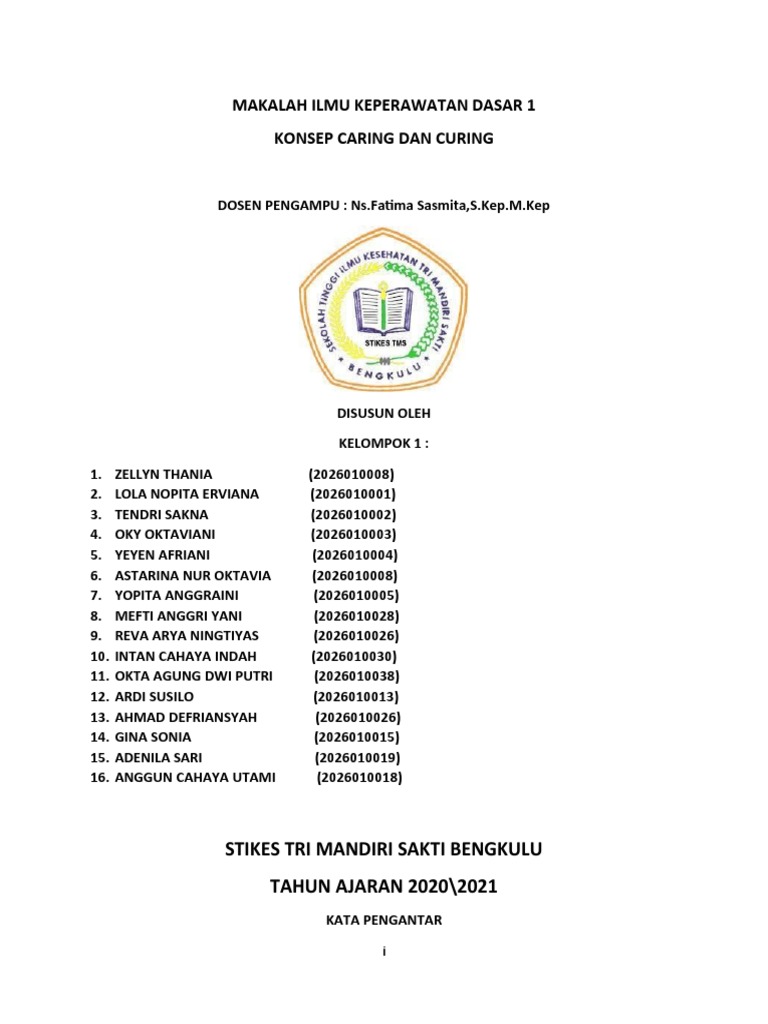 Makalah Ilmu Kep Konsep Caring Dan Curing | PDF