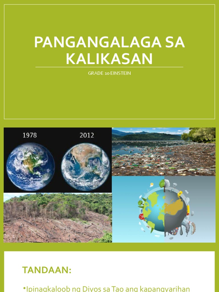 Aralin 4 Pangangalaga Sa Kalikasan | PDF