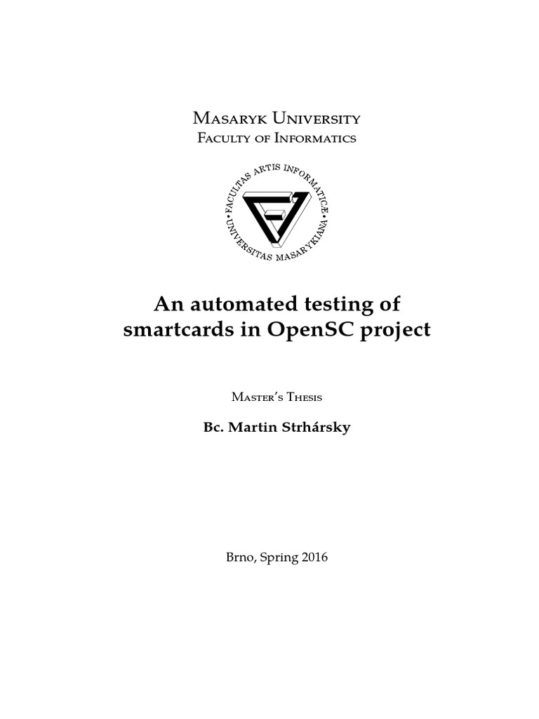 An Automated Testing of Smartcards in Opensc Project | PDF ...
