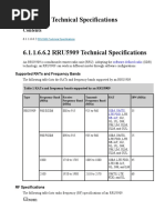 Technical Specifications: RRU5904 V100R016C10 | PDF | Lte ...