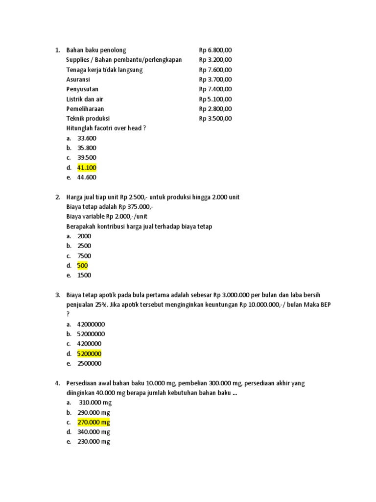 Soal Uts Akfar Email Hepi | PDF | Bisnis | Pengelolaan Keuangan & Uang