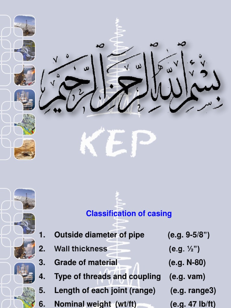1 - Classification of Casing | PDF | Casing (Borehole) | Strength Of ...