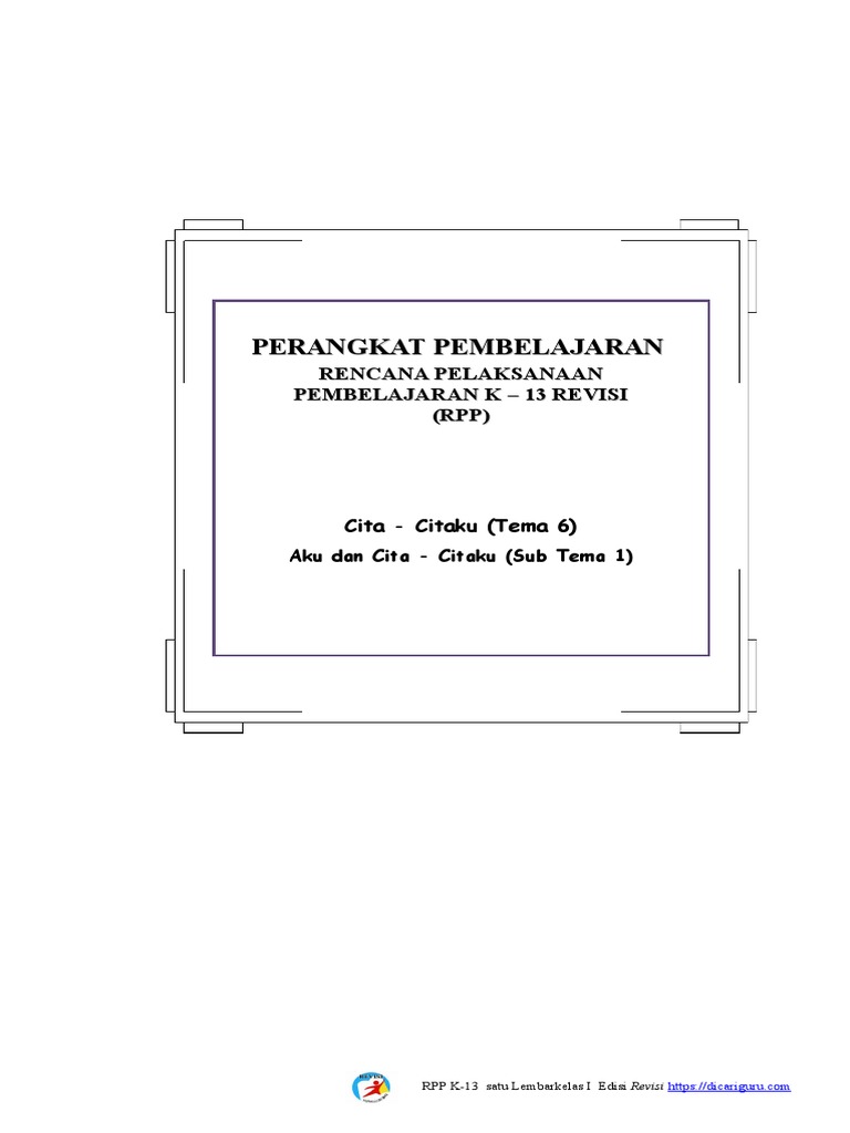 4.6.1.1 Aku Dan Cita-Citaku | PDF