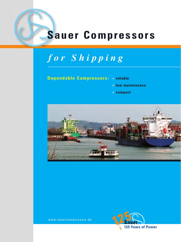 Sauer Compressors for Shipping Reliability | PDF | Machines ...