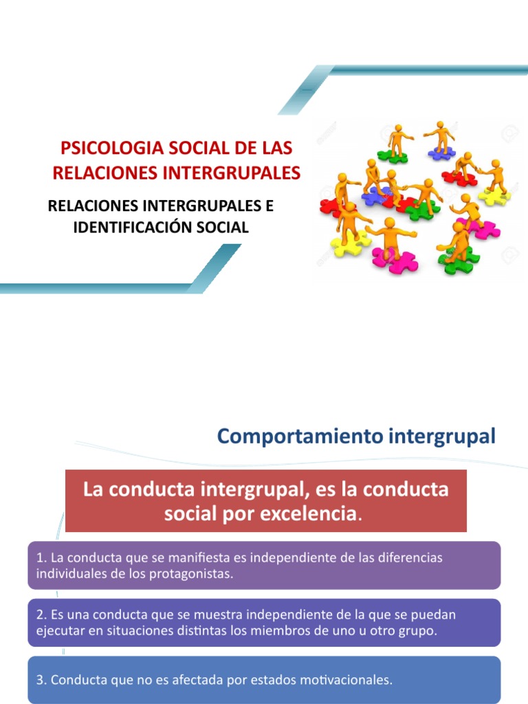 Relaciones Intergrupales-Identificación Social | PDF | Psicología ...