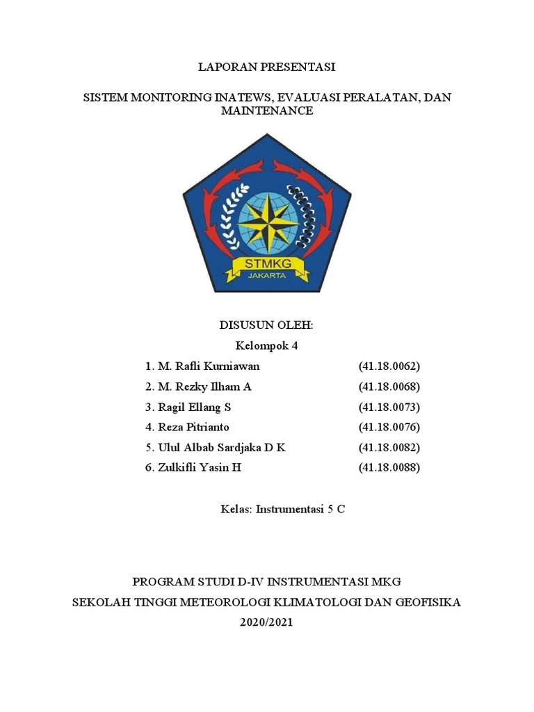 Monitoring Seismograf INATEWS | PDF | Sains & Matematika
