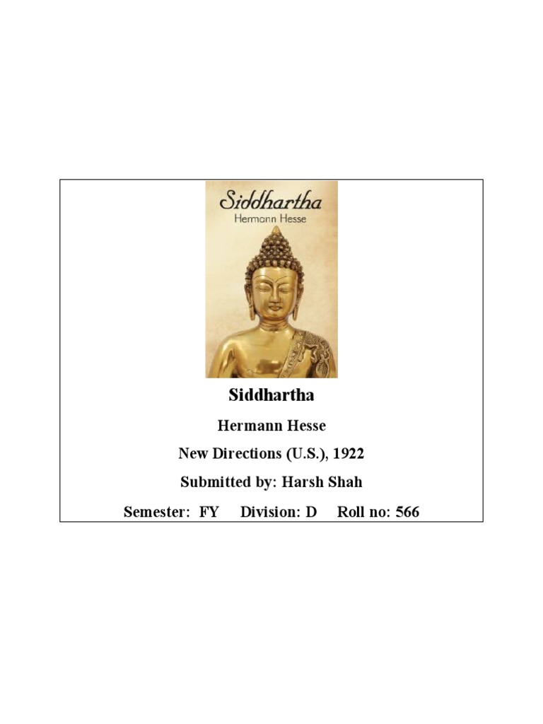 Themes of Self-Discovery in Siddhartha | PDF | Gautama Buddha | Asceticism