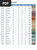 Roblox Color Codes - HTML Color Codes | PDF | Grey | Color