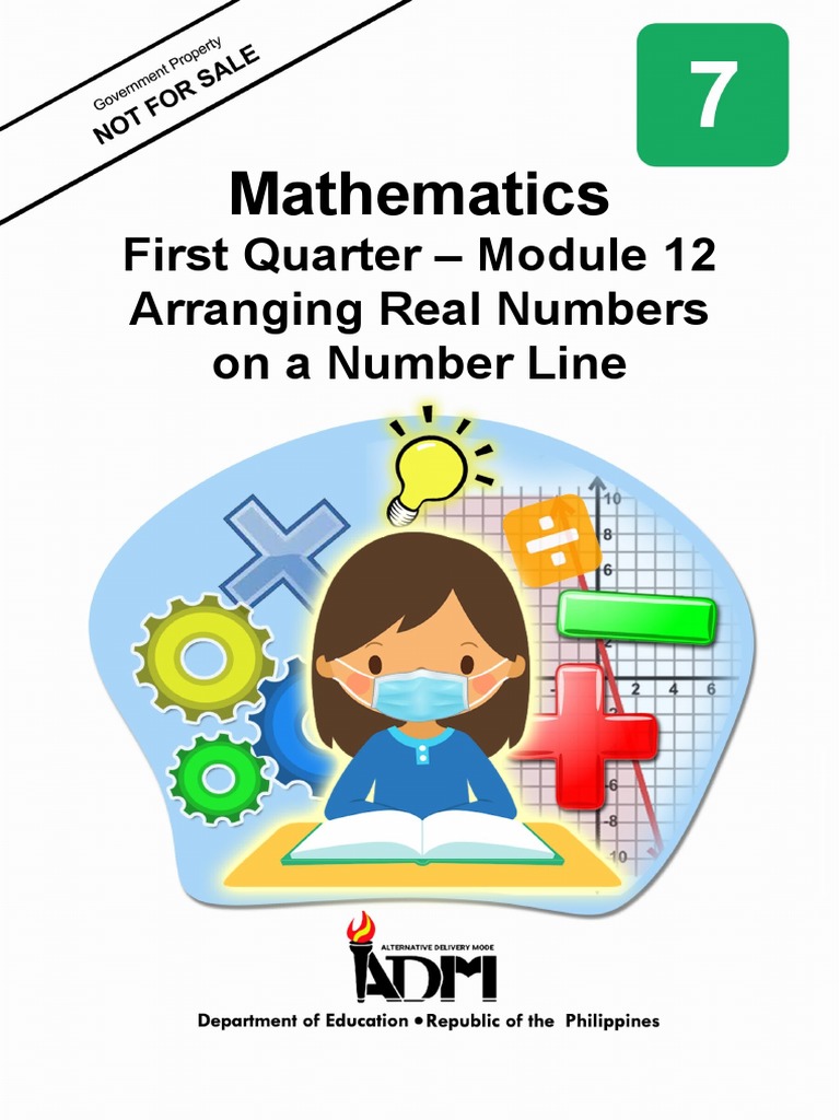 Math7 - q1 - Mod12 - Arranging Real Numbers On A Number Line - v3 | PDF ...