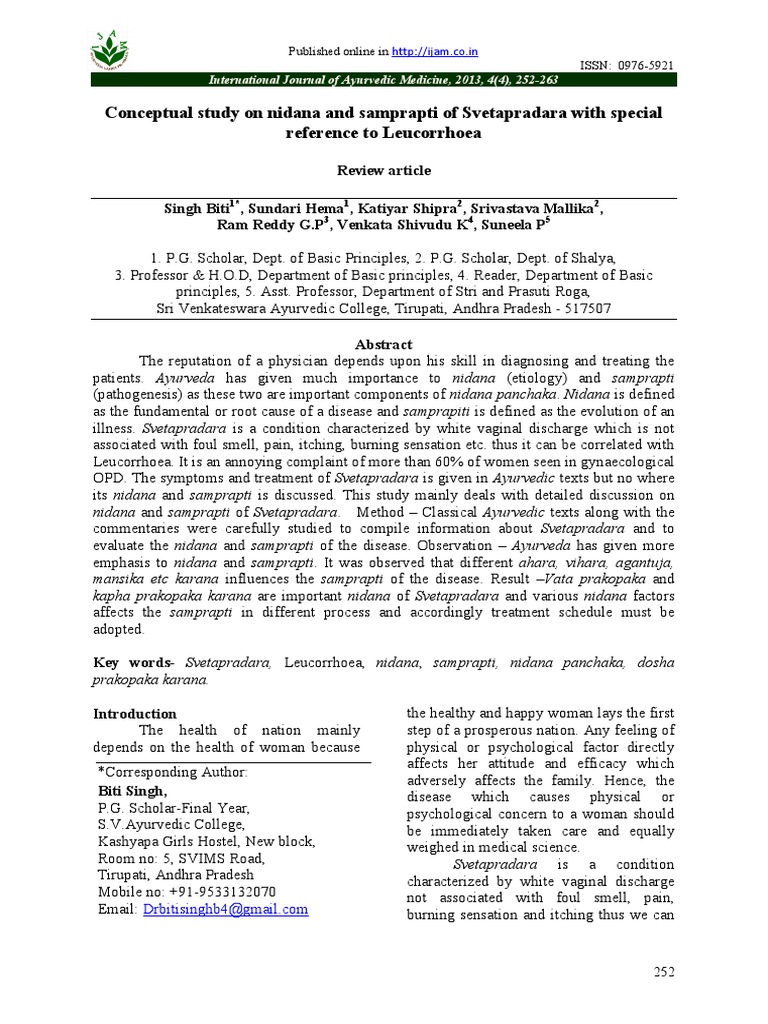 379-Article Text-975-2-10-20131225 | PDF | Ayurveda | Medicine