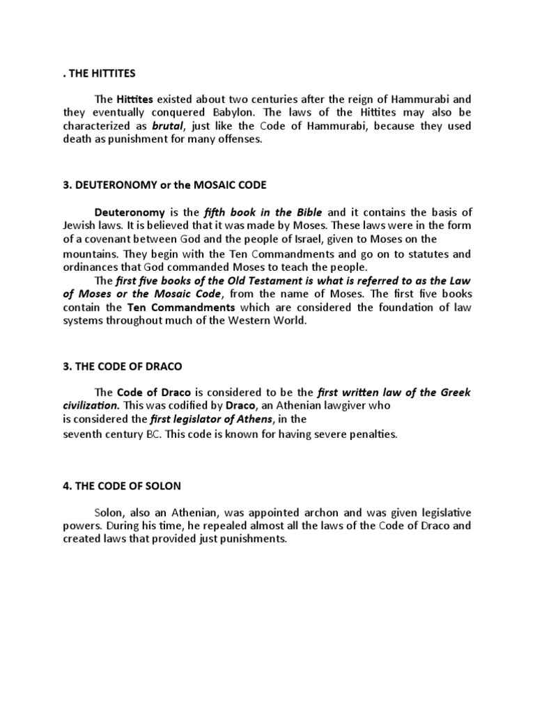 The Hittites: of Moses or The Mosaic Code, From The Name of Moses. The ...