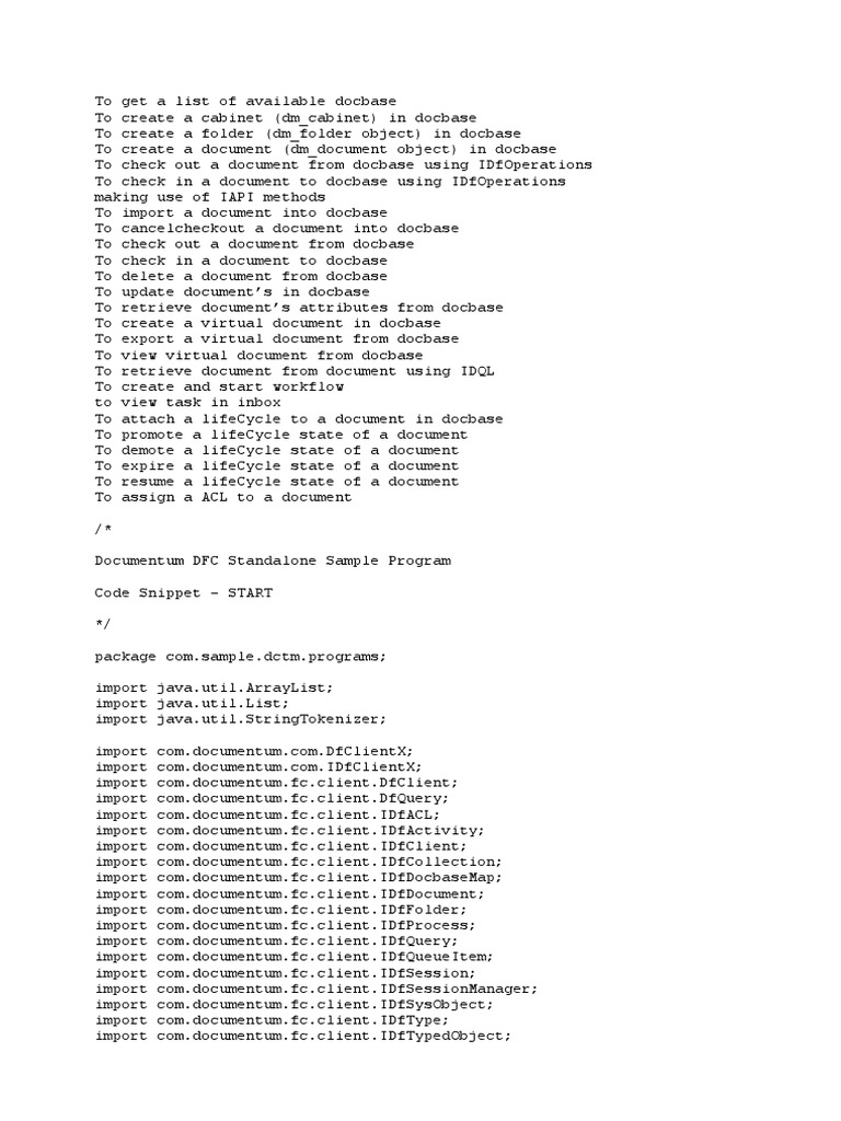 DFC Sample Programs-1 | PDF | Information Technology Management ...