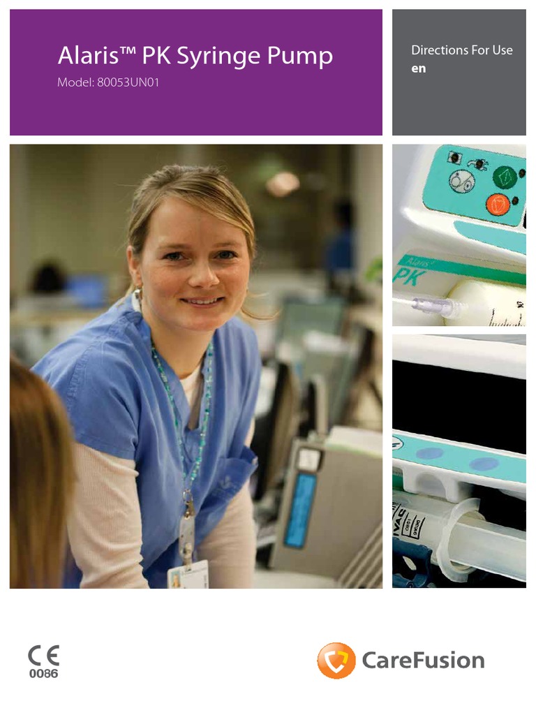 Alaris™ PK Syringe Pump: Directions For Use | PDF | Pharmacokinetics ...