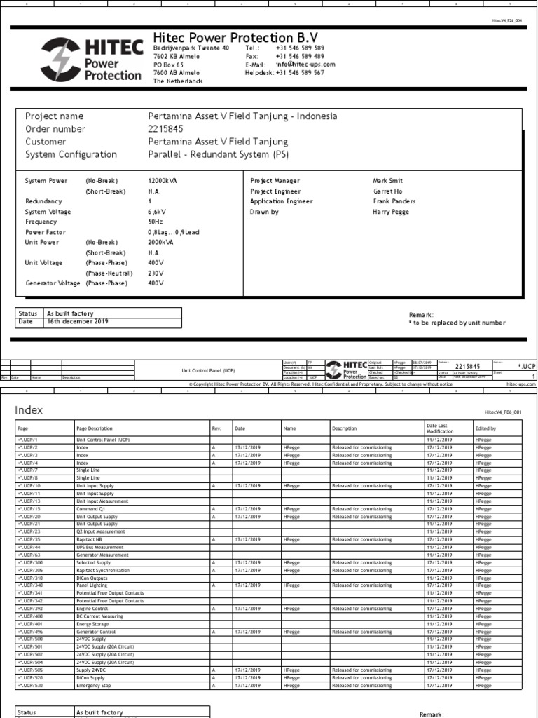 Hitec Power Protection B.V | PDF | Computing | Manufactured Goods