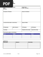 CAPA Form Example | PDF | Quality Assurance | Production And Manufacturing