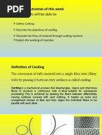 Basic Carding PDF | PDF | Clothing Industry | Textiles