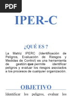 Ejemplo de Matriz de IPERC | PDF | Riesgo | Evaluación de riesgos