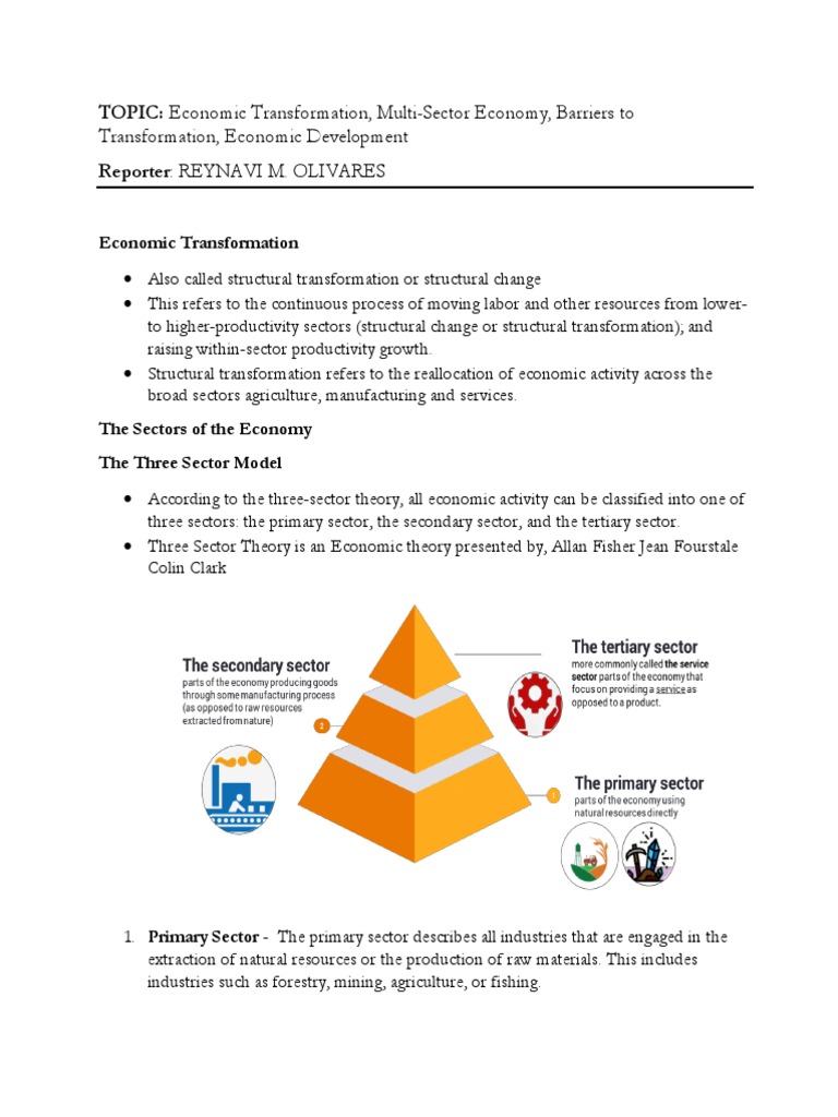 Economic Transformation Insights | PDF | Economic Growth | Tertiary ...
