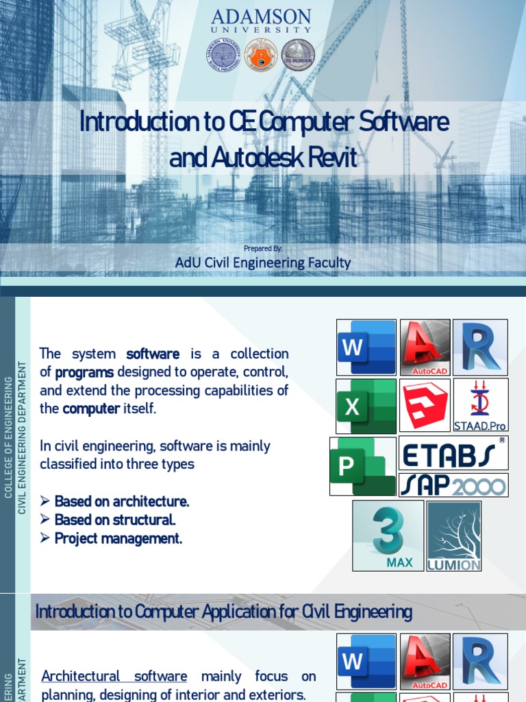 Introduction To Autodesk Revit | PDF | Autodesk Revit | Autodesk