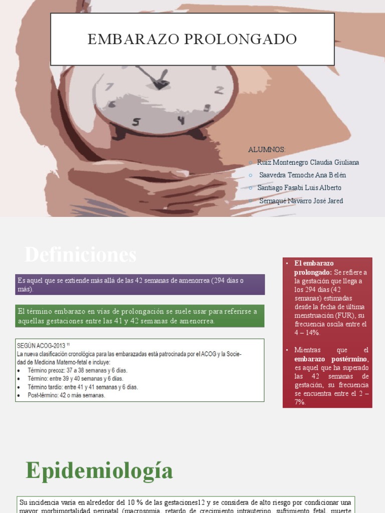 Embarazo Prolongado + CC | PDF | El embarazo | Parto