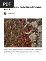 Underlining Techniques for Couture Sewing | PDF | Sewing | Seam (Sewing)