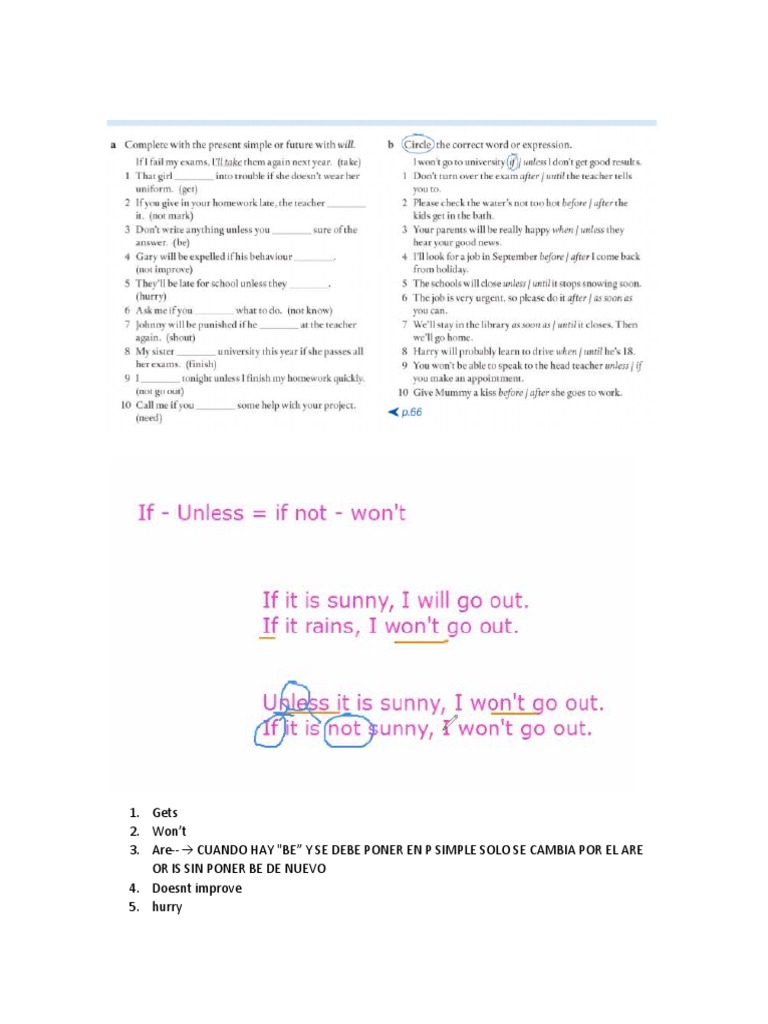 Conditional 1 English | PDF