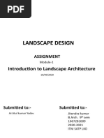 LANDSCAPE DESIGN Module 1 | PDF | Landscape | Gardens