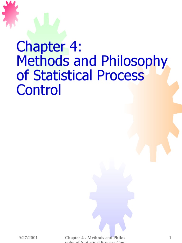Lec 04 - Methods and Philosophy of Statistical Process Contr | PDF ...