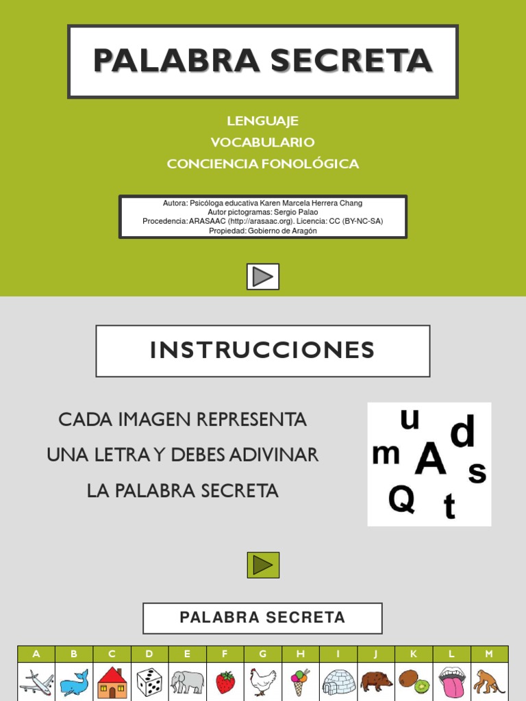 Descubre La Palabra Secreta | PDF