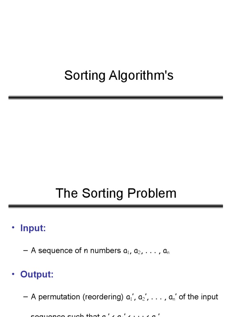 Sorting Algos | PDF | Computing | Computer Science