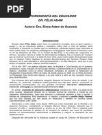 Felix Adams Biografia | PDF | Venezuela | Educación en artes liberales