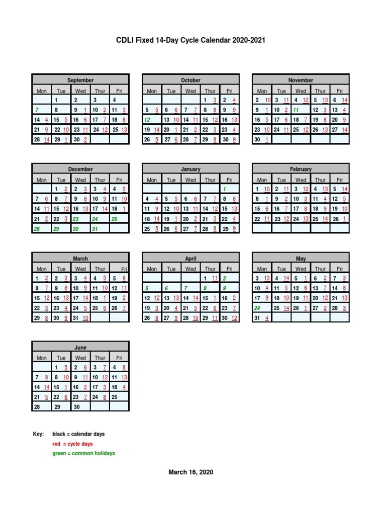 Cdli Calendar 20 21 Final | PDF