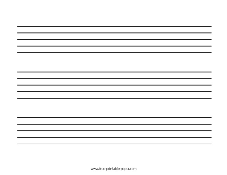 Large Staff Paper | PDF