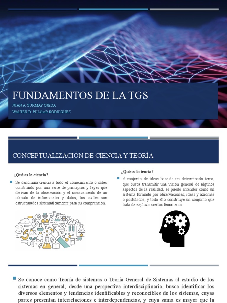 Fundamentos de La TGS | PDF | Teoría de sistemas | Sistema