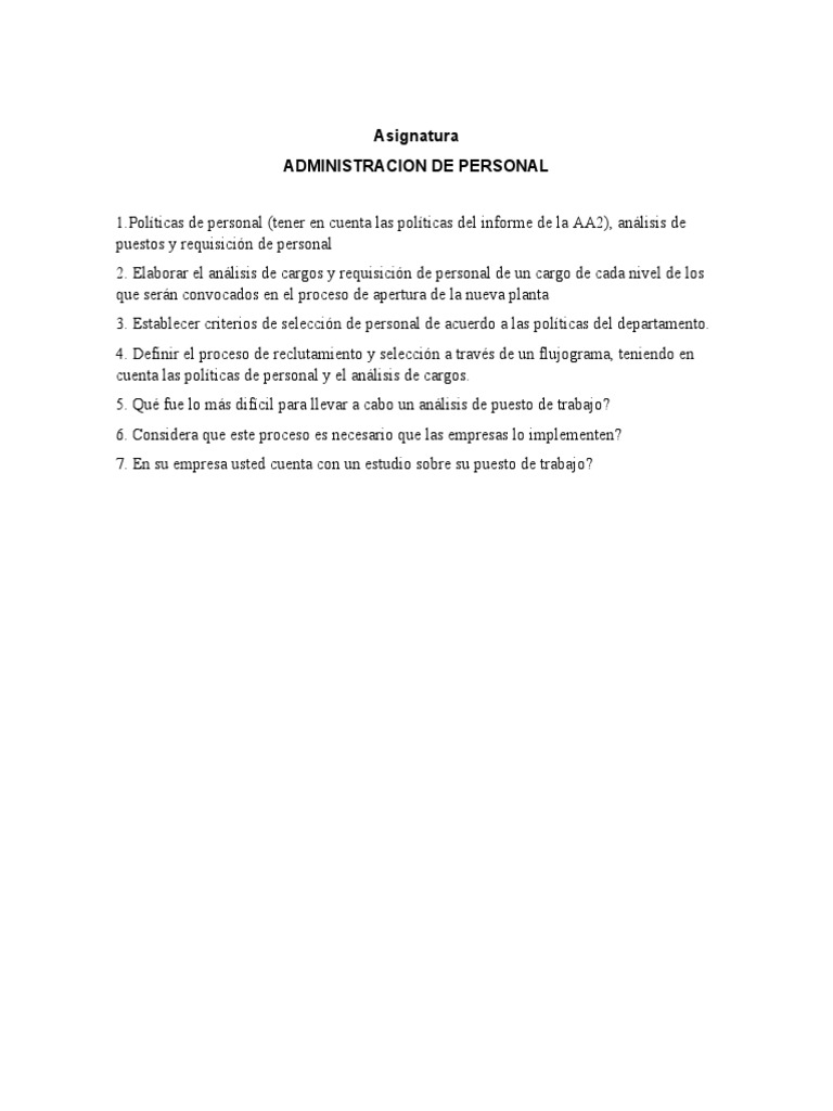 Planeacion Personal | PDF | Planificación | Gestión de recursos humanos