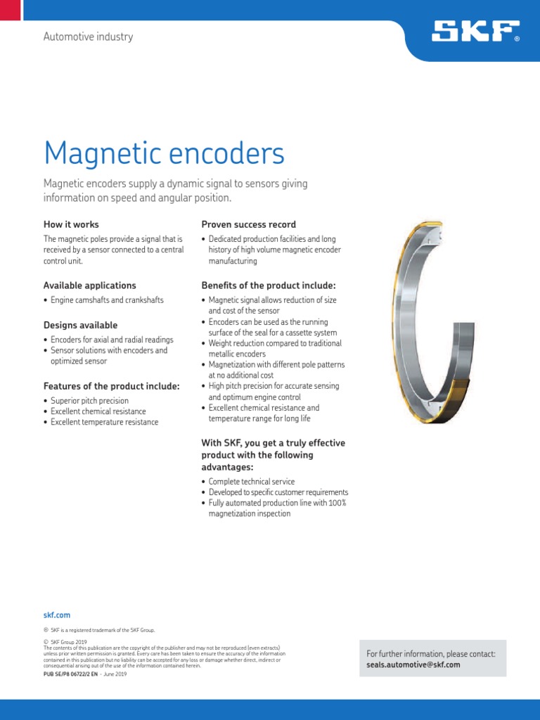Magnetic Encoders: Automotive Industry | PDF | Manufactured Goods | Nature