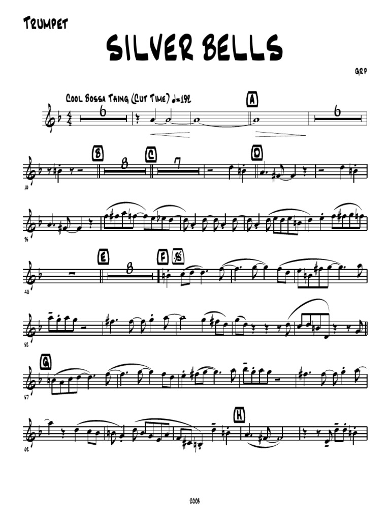 Silver Bells - Trumpet | PDF