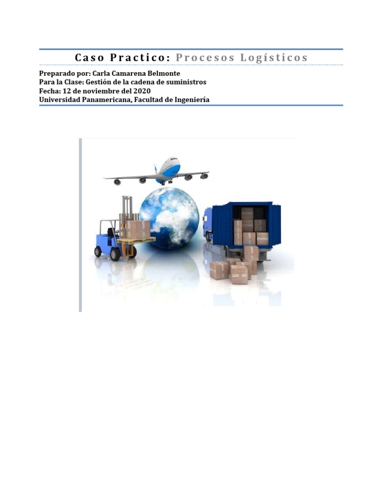 Caso Practico - Procesos Logisticos | PDF | Logística | Cliente