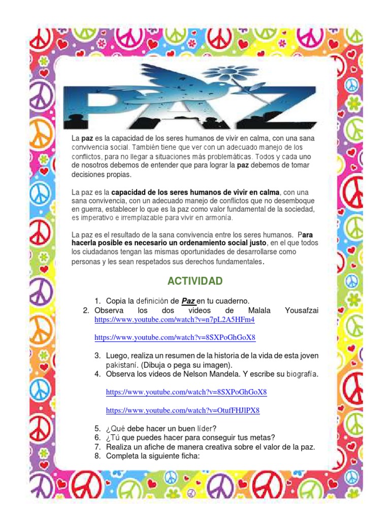 Valor de La Paz | PDF