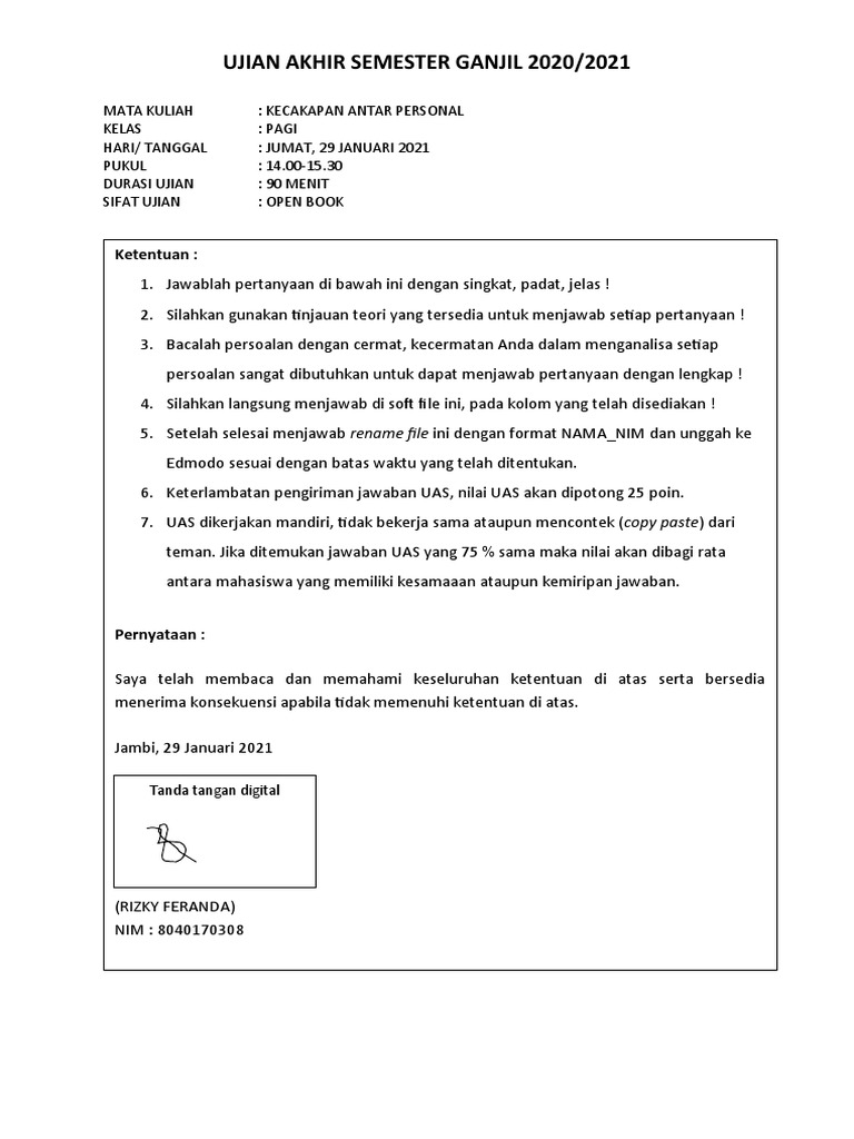 Rizky Feranda 8040170308 | PDF