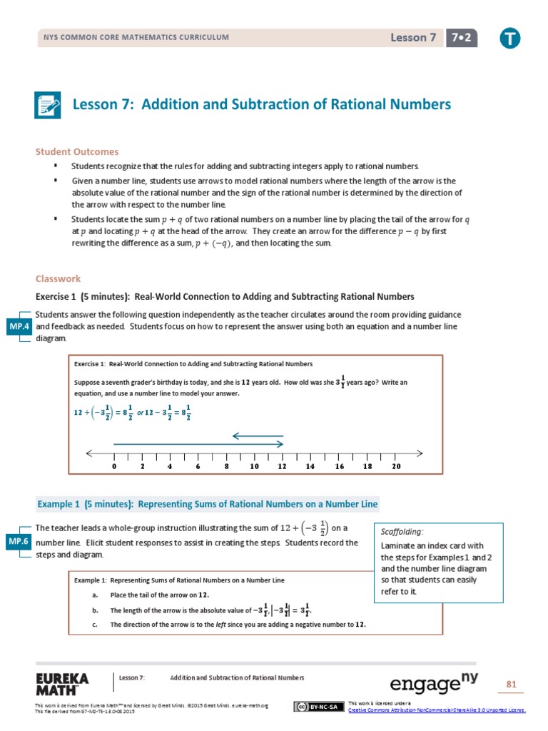Math g7 m2 Topic A Lesson 7 Teacher | PDF