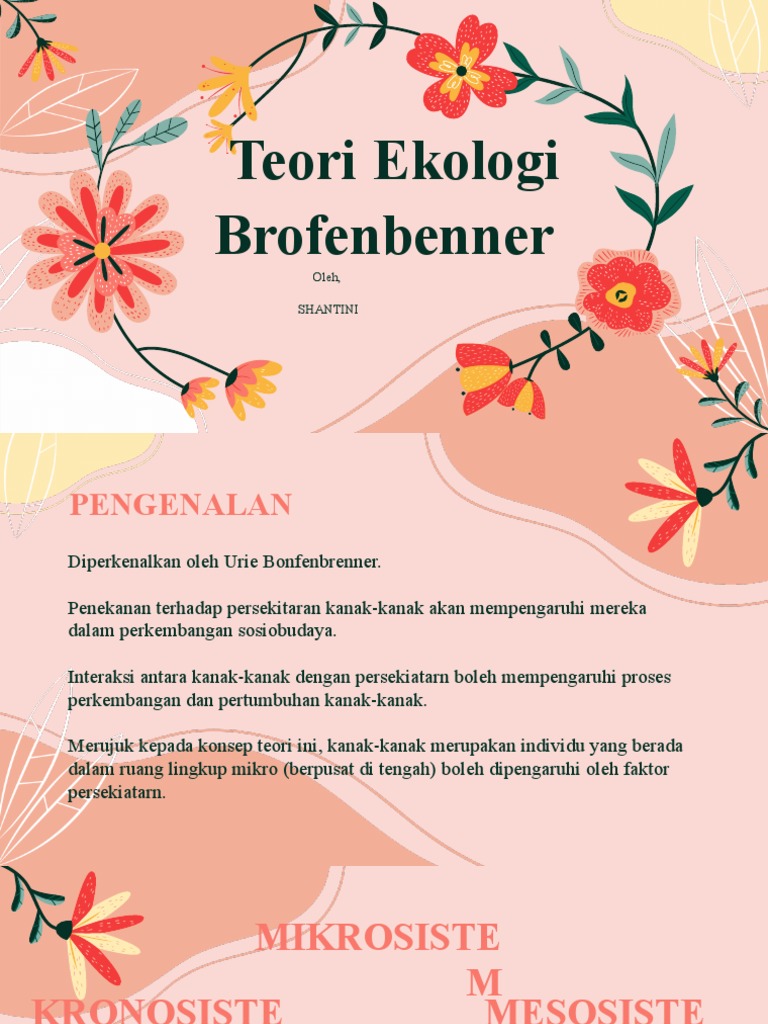 Teori Ekologi Bronfenbrenner | PDF