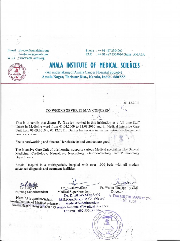 Experience Certificate 01 | PDF